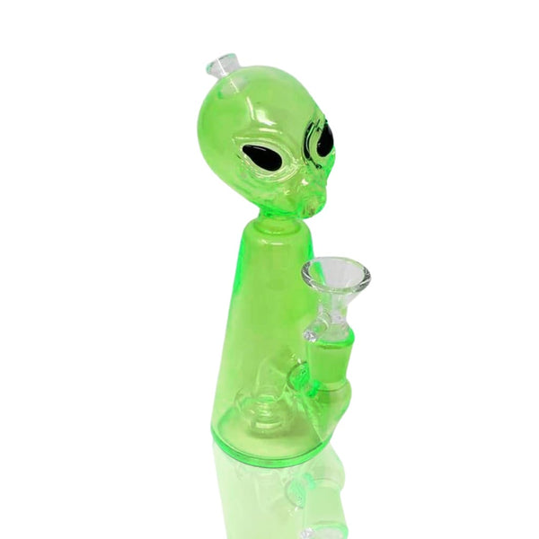 Alien Head Uv Reactive Dab Rig 7" – Dragon's Den Co.