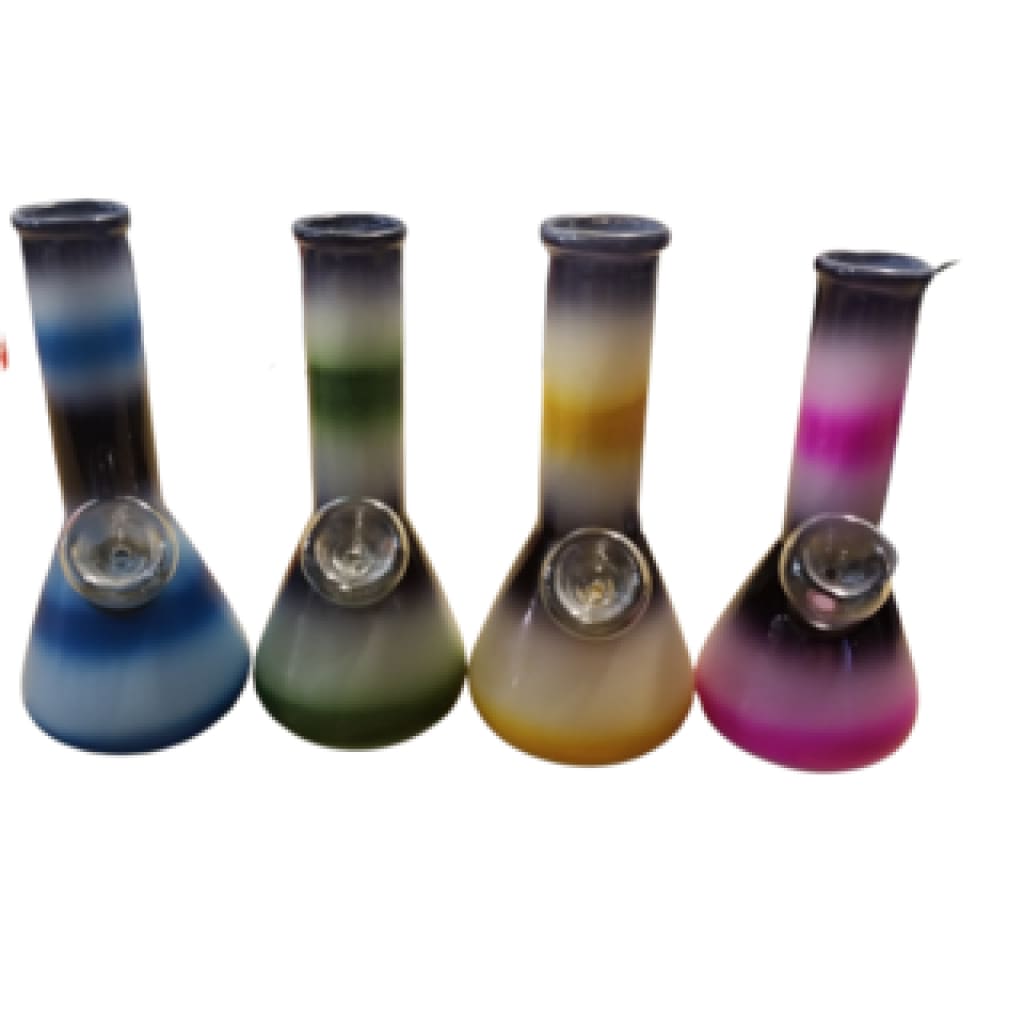 Mini Beaker Water Pipe Assorted Colors – Dragon's Den Co.
